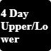 4-Day Upper/Lower Split | Boostcamp App